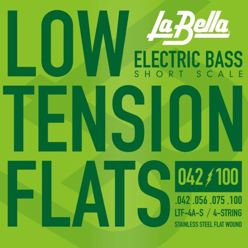 La Bella LTF-4A-S Low Tension Flexible Flats, Short Scale fra La Bella ...